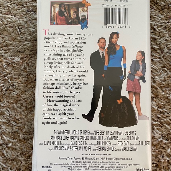 Other | Disney Life Size Vhs | Poshmark